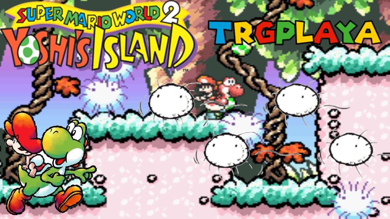 Super Mario World 2: Yoshi's Island Part 7: 1-7 Touch Fuzzy!! Get Dizzy ...
