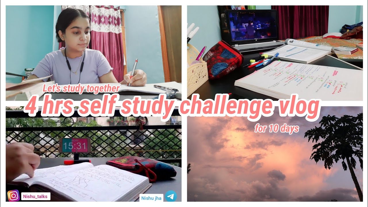self study challenge for 10 days *1st year med student study vlog* (day ...