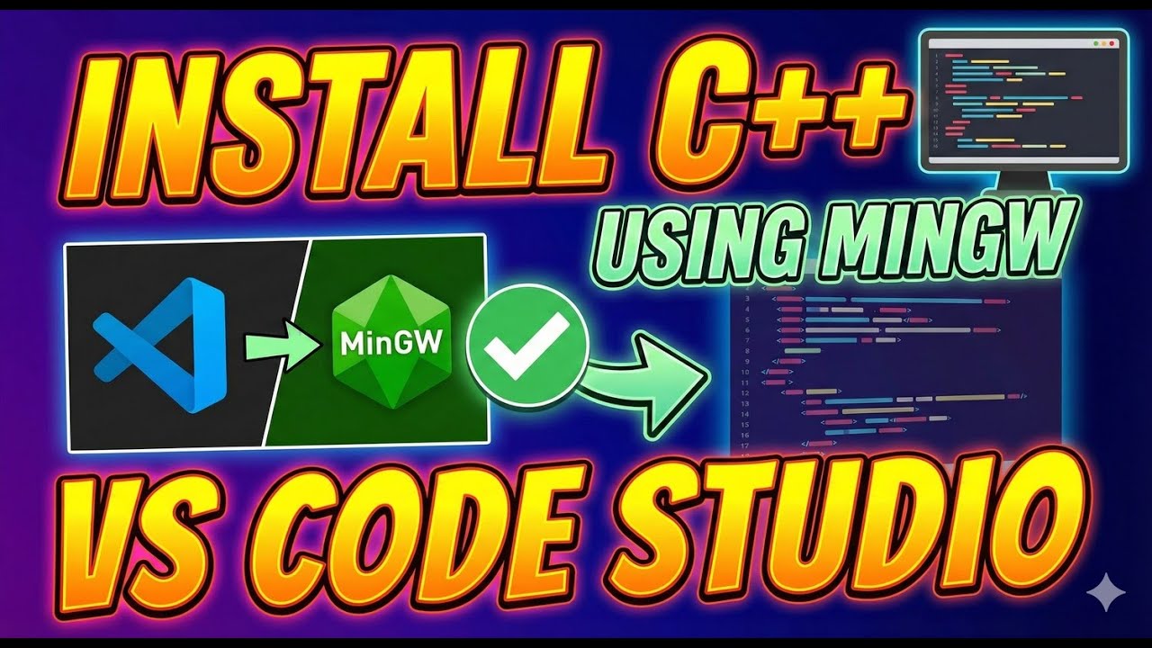 How to install C++ on VS Code Studio | DSA CPP | Python | IISER-B - YouTube