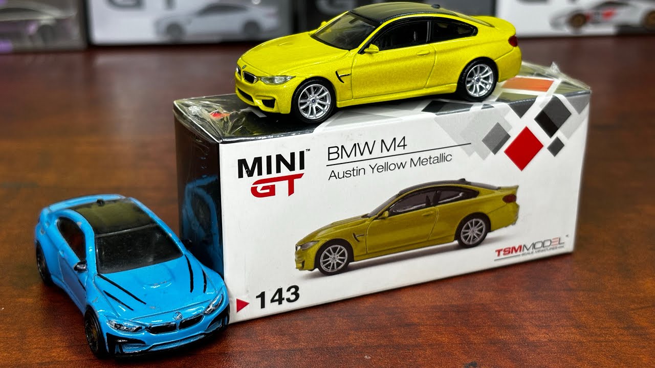 Mini GT BMW M4 vs Hot Wheels BMW M4 - YouTube