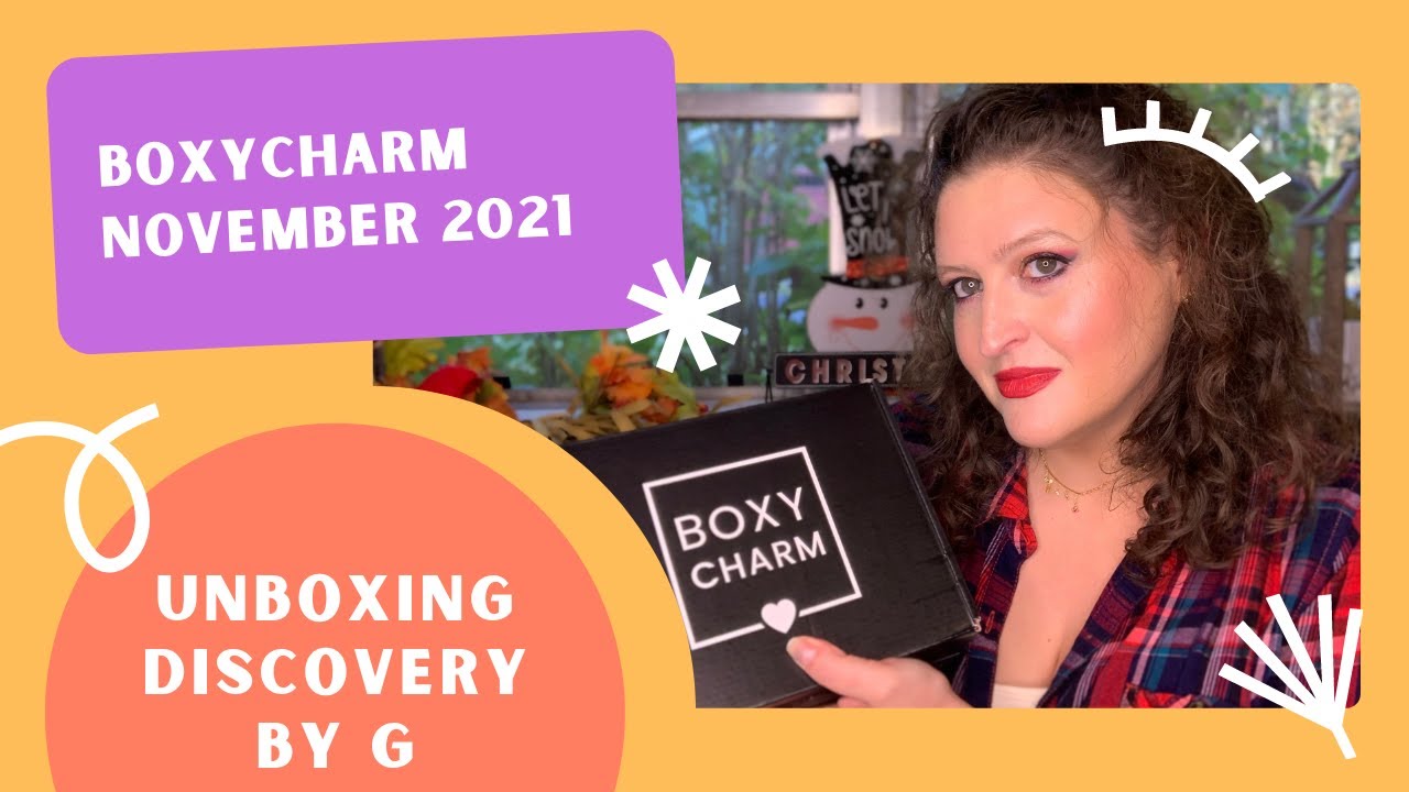 Boxy Charm November 2021 #boxy #boxycharm #makeupsubscription - YouTube