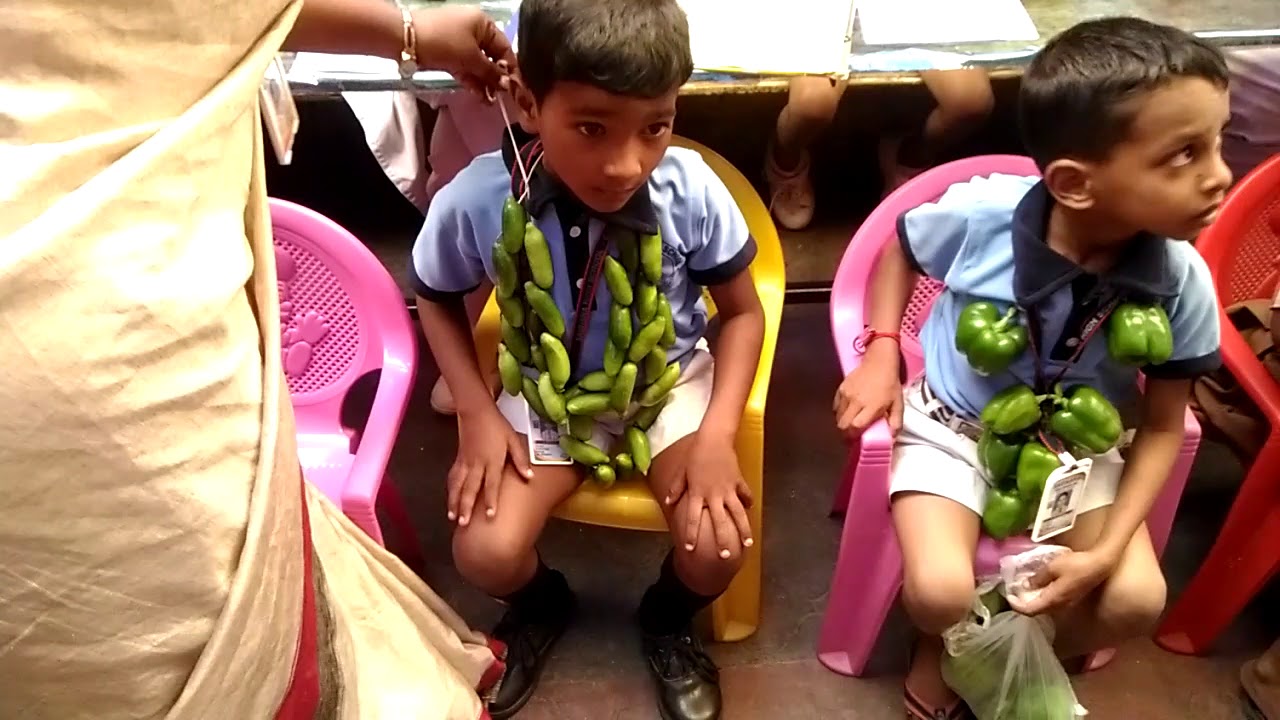 Vegetable Day_10 2018_19 Sadhana High School Wgl - YouTube