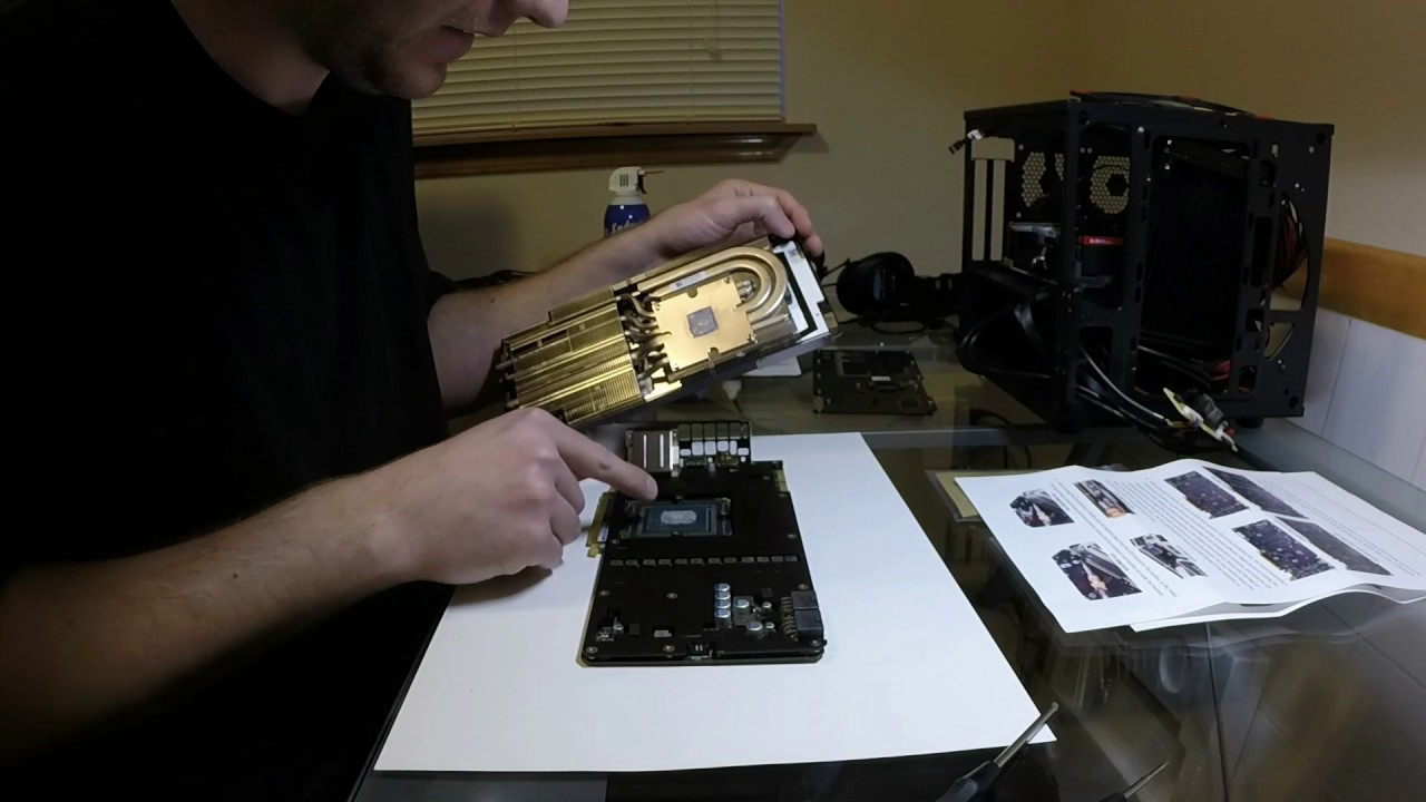 EVGA FTW Thermal Pad Mod Walkthrough - YouTube