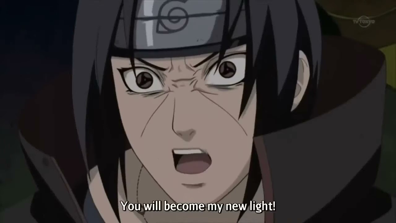 Itachi being scary for 5 seconds - YouTube