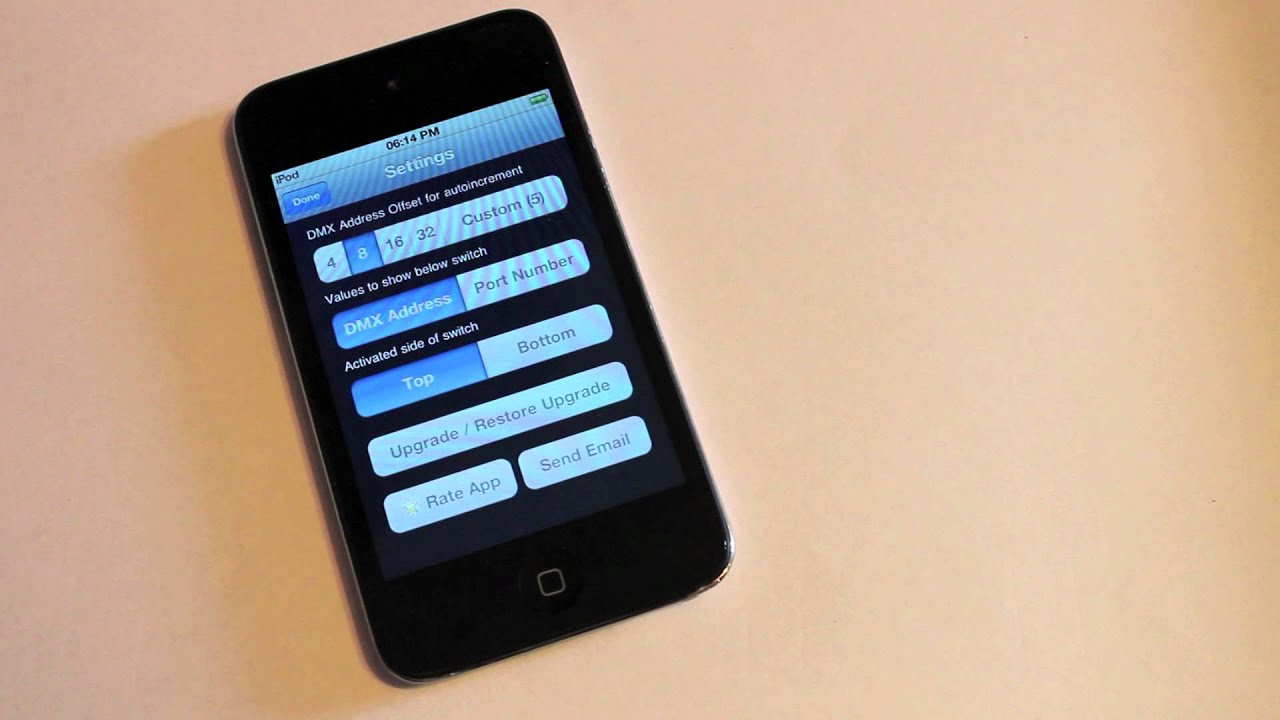 DMX Dip - iOS App Review - YouTube