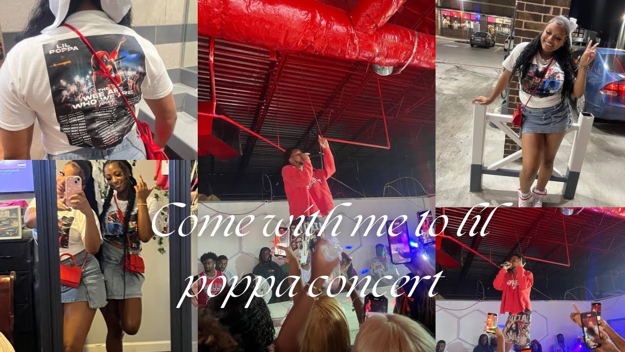 Come with me to Little Poppa Concert 🧛🏽 - YouTube