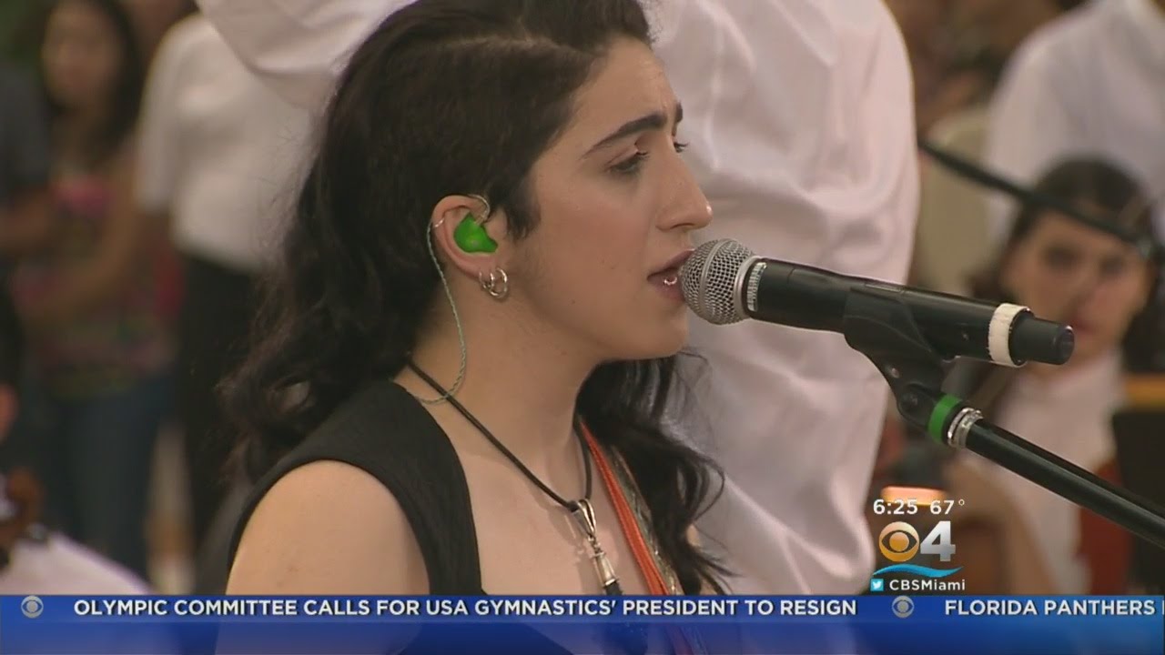 Emily Estefan Performs At Latest Miami Symphony Pop-Up Series - YouTube