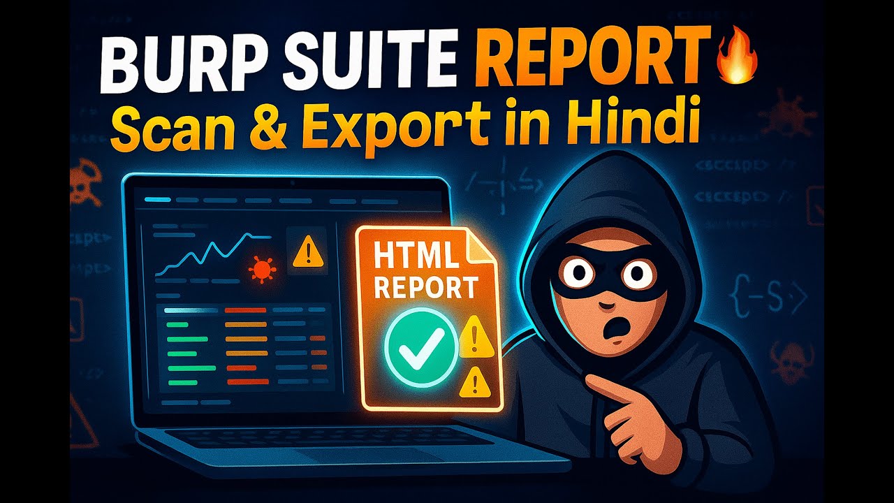 Burp Suite Report Generation Tutorial in Hindi 🔥 | Step-by-Step Guide ...