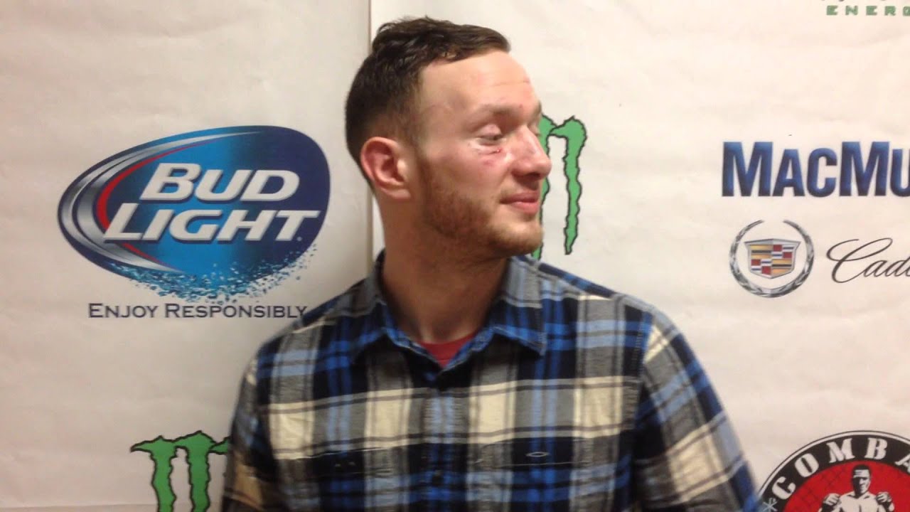 Nick Alley's Post Fight Reaction - YouTube