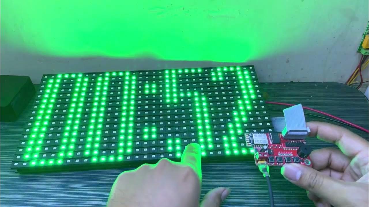 Membuat Timer Counter Down 1 Panel P10 - YouTube