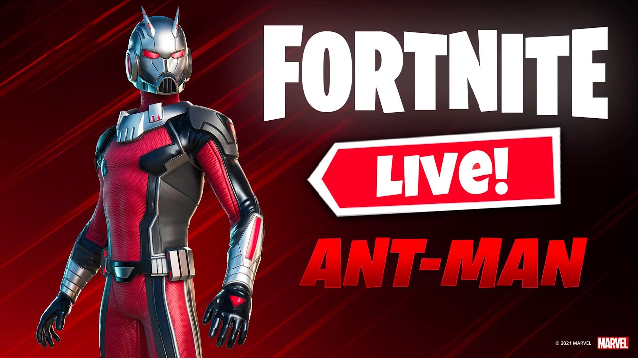 NEW ANT MAN SKIN - FORTNITE STREAM w/ FANS - YouTube