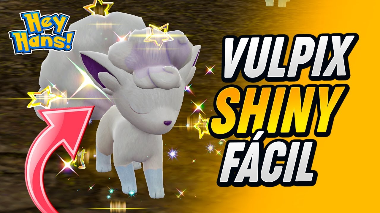 Vulpix Alola Shiny Facil en Pokémon Escarlata y Purpura - YouTube