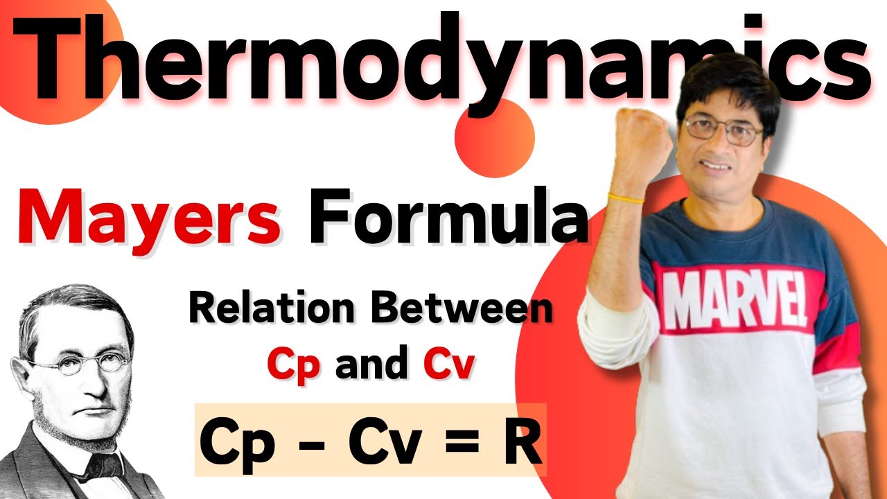 Mayer's Formula Class 11 Physics Thermodynamics || Derivation of Cp ...