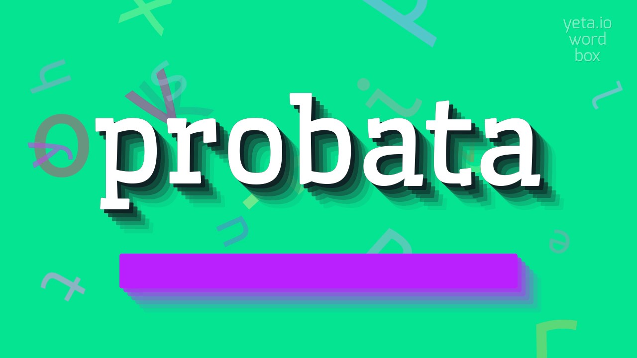 How to say "probata"! (High Quality Voices) - YouTube