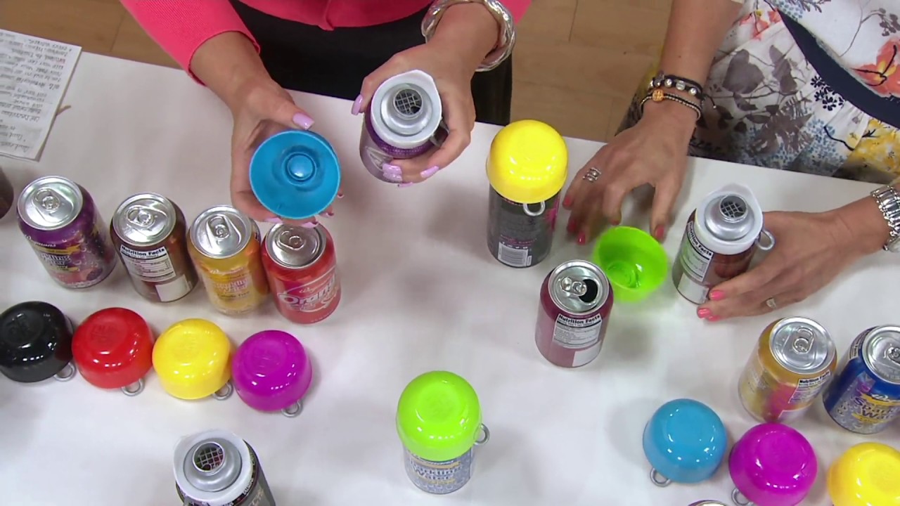 Quiktop Set of 6 Airtight and Watertight Can Lids on QVC - YouTube