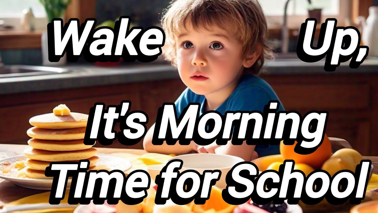 Wake Up, It's Morning Time for School. - YouTube