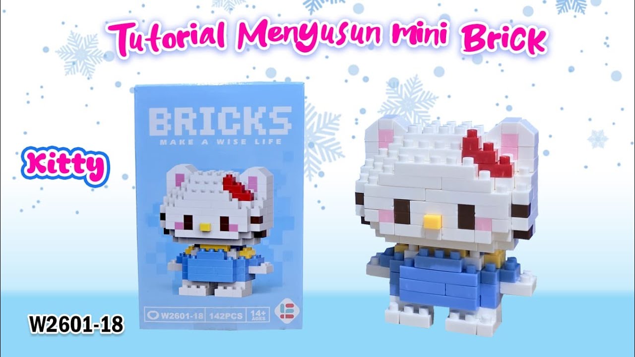 SIMULATED BUILD NANO BLOCKS MINI LEGO BRICKS MAKE A WISH LIFE W2601-18 ...