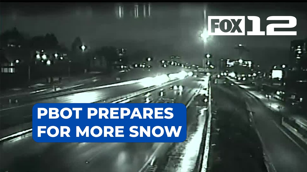 PBOT prepares for more snow, asks people to be prepared - YouTube