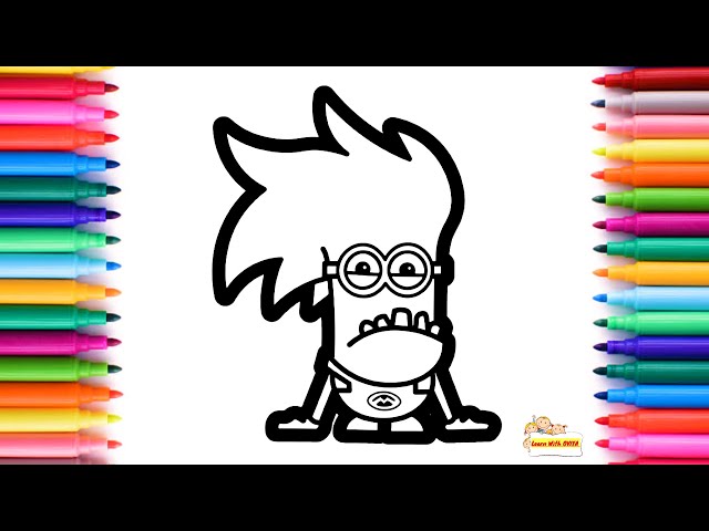How To Draw An Evil Minion From Despicable Me 2 Evil Minions Minions