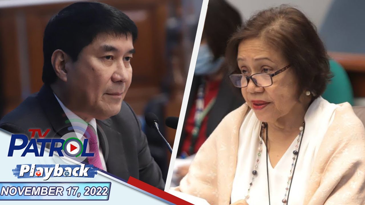 TV Patrol Playback | November 17, 2022 - YouTube
