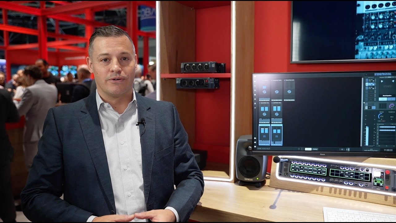 Riedel software audio mixing engine SAME at IBC 2024 - YouTube