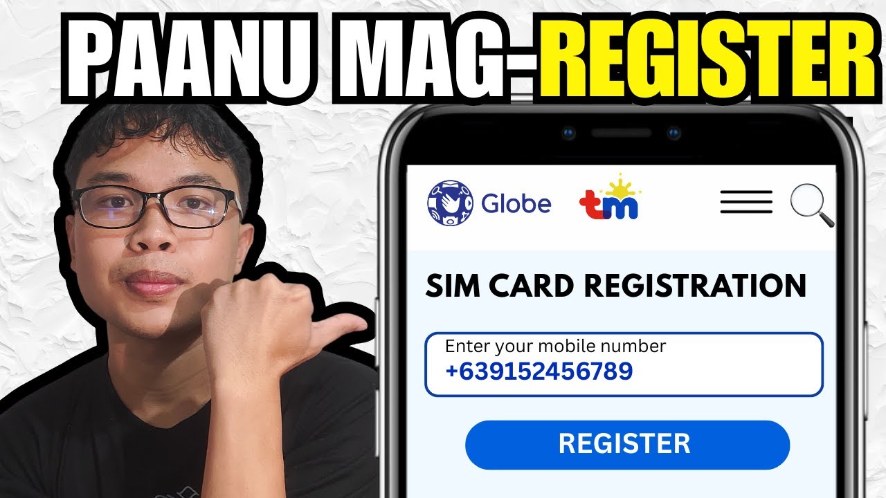 How to Register New TM/GLOBE SIMCARD (FULL GUIDE) - YouTube