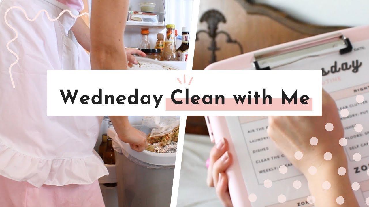 Wednesday Clean With Me Full Cleaning Routine | 1950s Cleaning ...