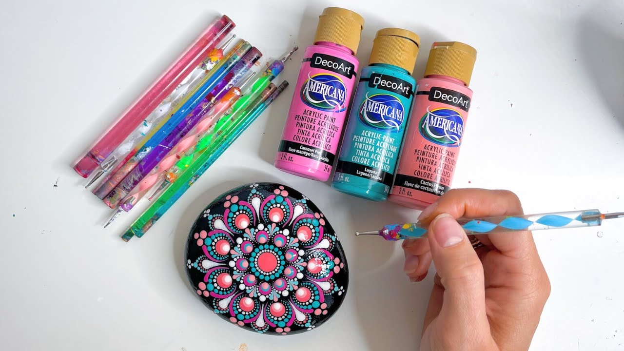 Easy Beginner "Summer Breeze" Color Palette | Mandala Dot Art ...