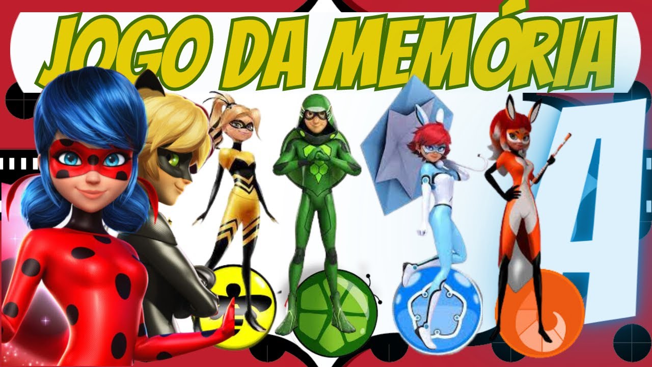 [NOVO] JOGO DA MEMÓRIA: Miraculous Aventuras de Lady Bug 2023 # ...