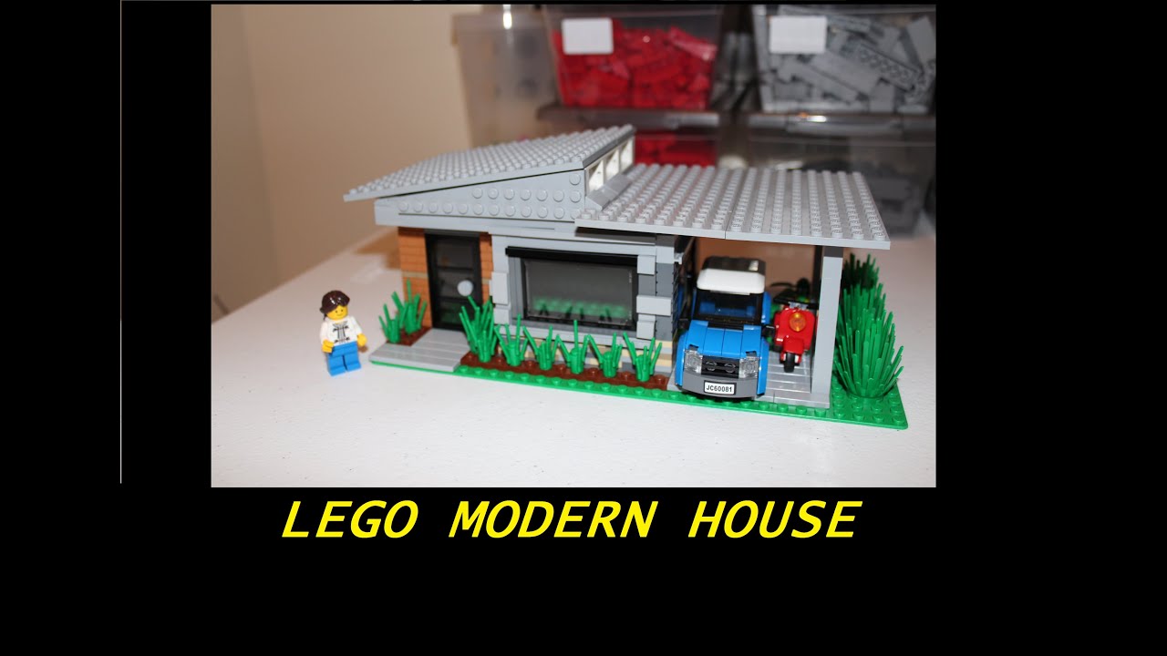 LEGO modern house - YouTube