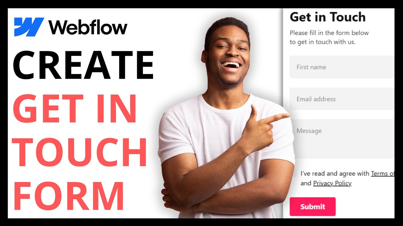 How to Create Get In Touch Form in Webflow [STEP BY STEP] - YouTube