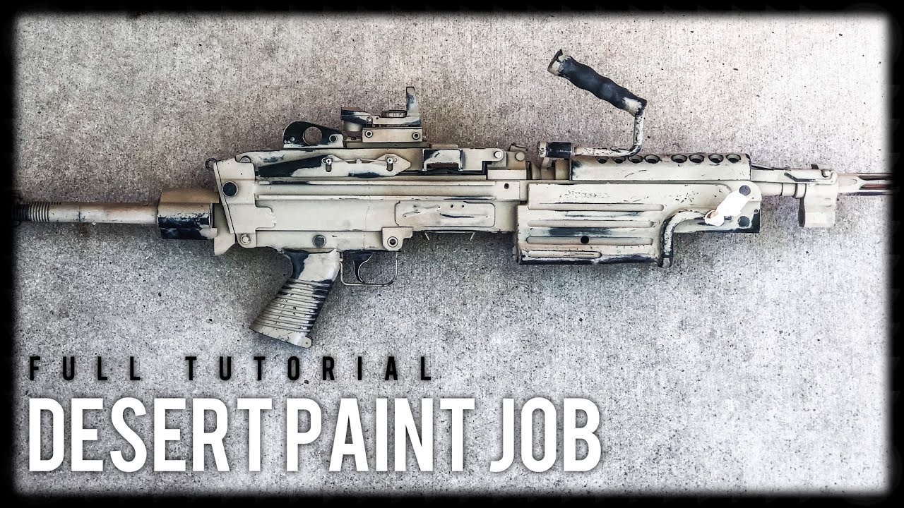 Distressed Paint job Tutorial - ‘Two Toned Desert’ + Beginning Paint ...