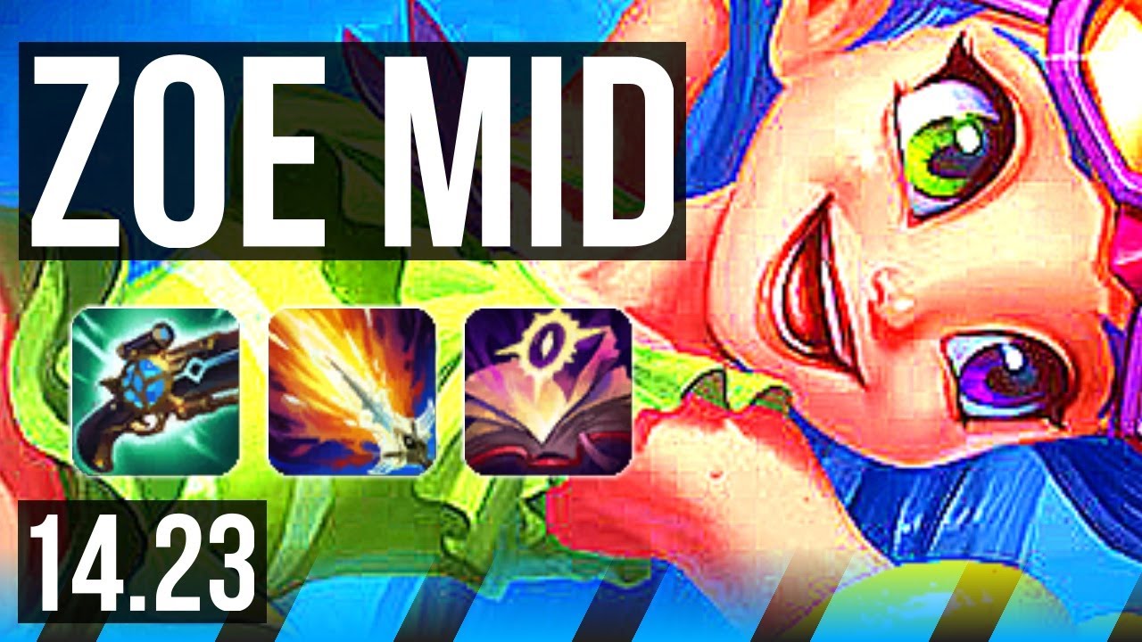 ZOE vs SION (MID) | Legendary, 12/2/7 | NA Grandmaster | 14.23 - YouTube