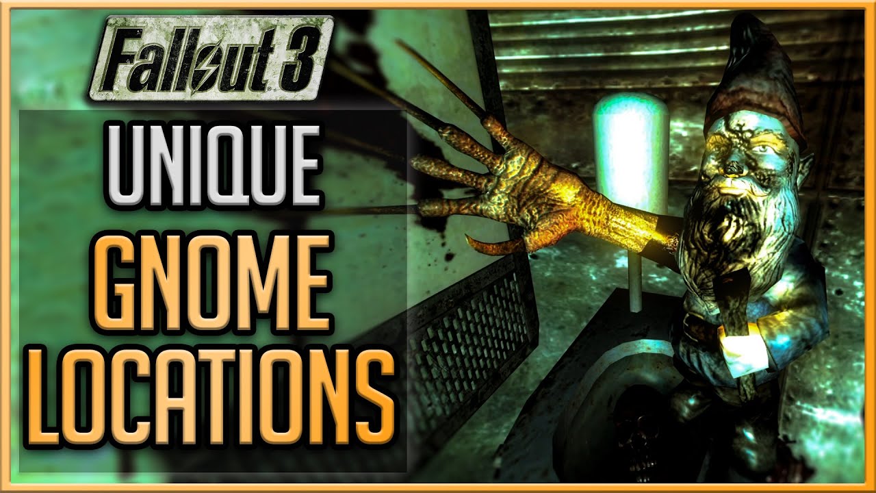 Fallout 3 - All Unique Secret Gnome Locations - YouTube