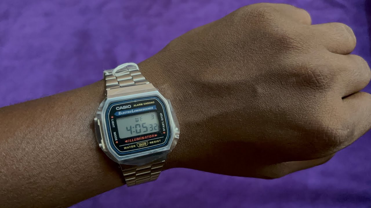 CASIO Vintage (A168WA-1WF) unboxing - YouTube