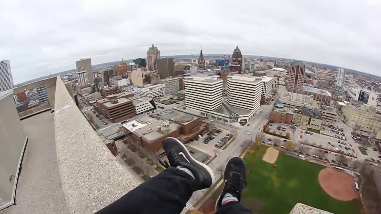 Insane Rooftopping, Plus Riding an Elevator Down 170 ft. - YouTube