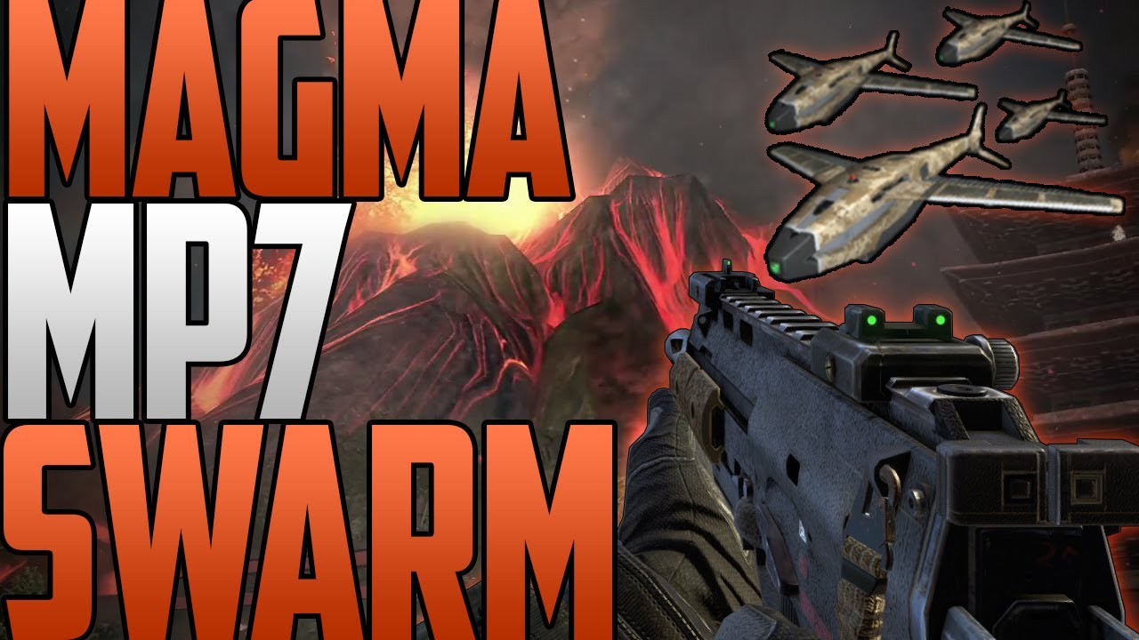 Black Ops 2: Magma Swarm w/ MP7! Crazy Quad Reaction [48-7] | Uprising ...
