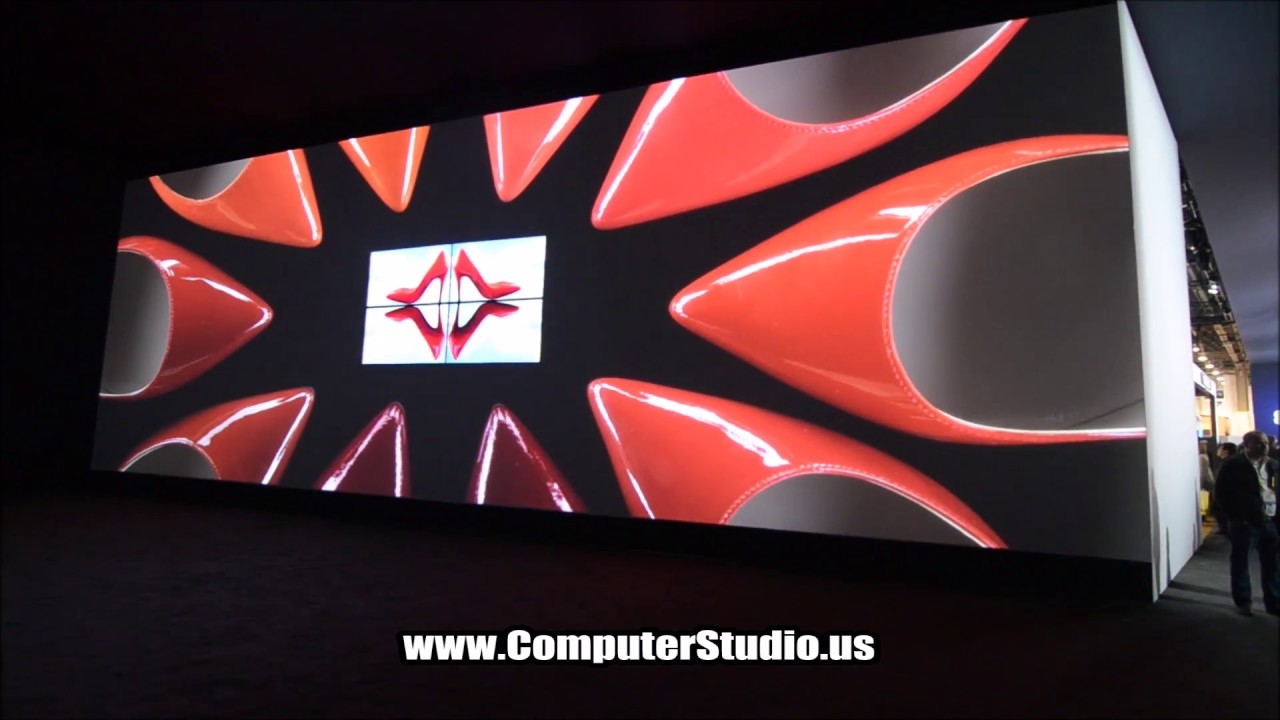 CES 2017 Samsung Booth - QLED Display Demo - YouTube