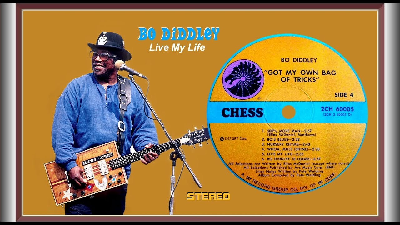Bo Diddley - Live My Life 1960 (STEREO) - YouTube