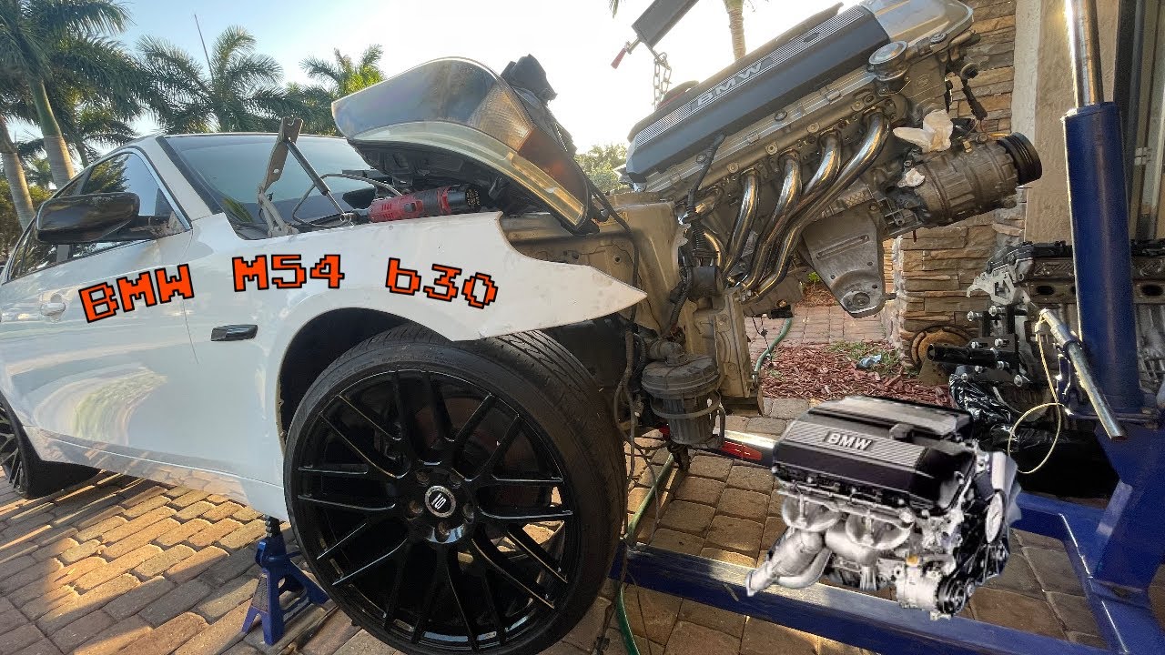 Bimmer gets a new m54 b30! - YouTube