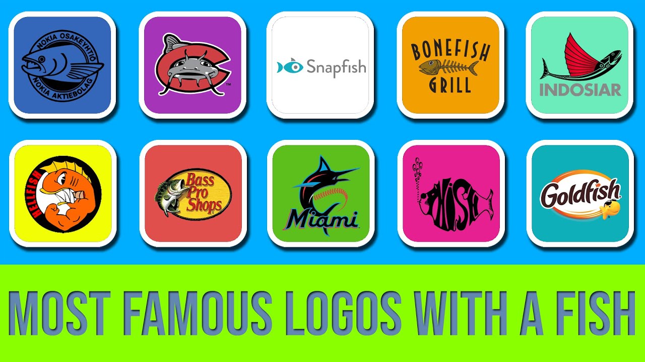 Famous Logos Featuring Fish 🐟: Iconic Designs You Know! - YouTube