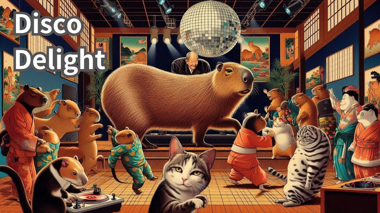Lofi Capybara x Disco Delight: Lofi Swing & Step Beats with Capybara ...