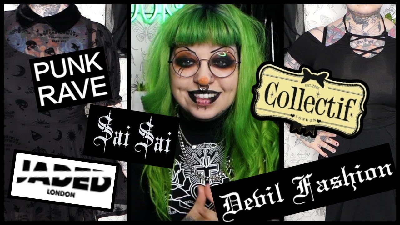 Collective Alternative Clothing Haul // Emily Boo - YouTube