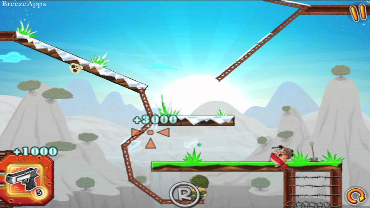 Hambo Pig of War level 40 Walkthrough Gameplay (Gold Medal 1-40 ...