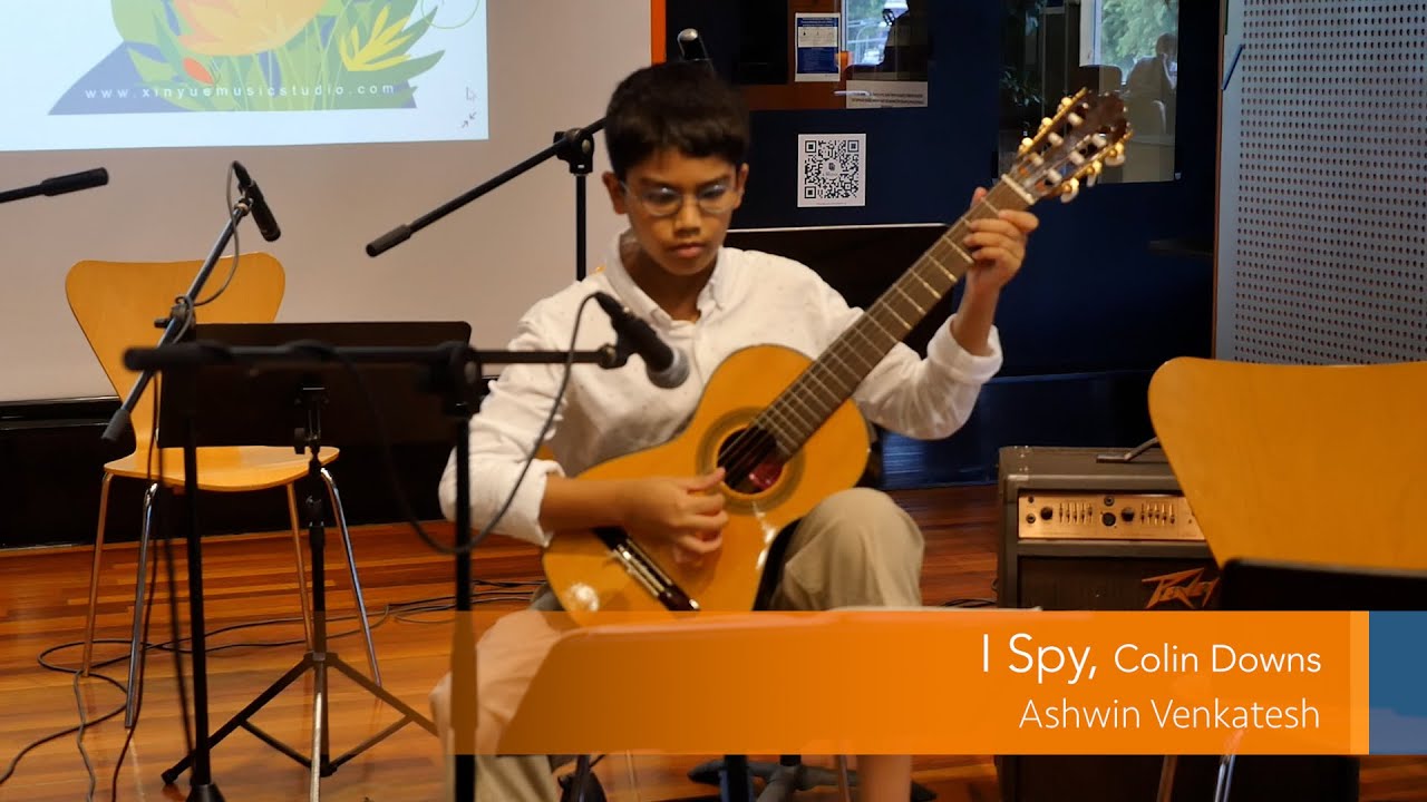 I Spy, Colin Downs, Allegretto, N. Paganini, guitar by Ashwin Venkatesh ...