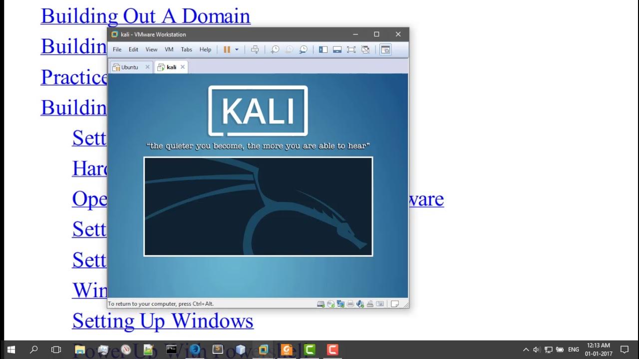 Hacking Tutorials 01 - Installing Kali linux - YouTube