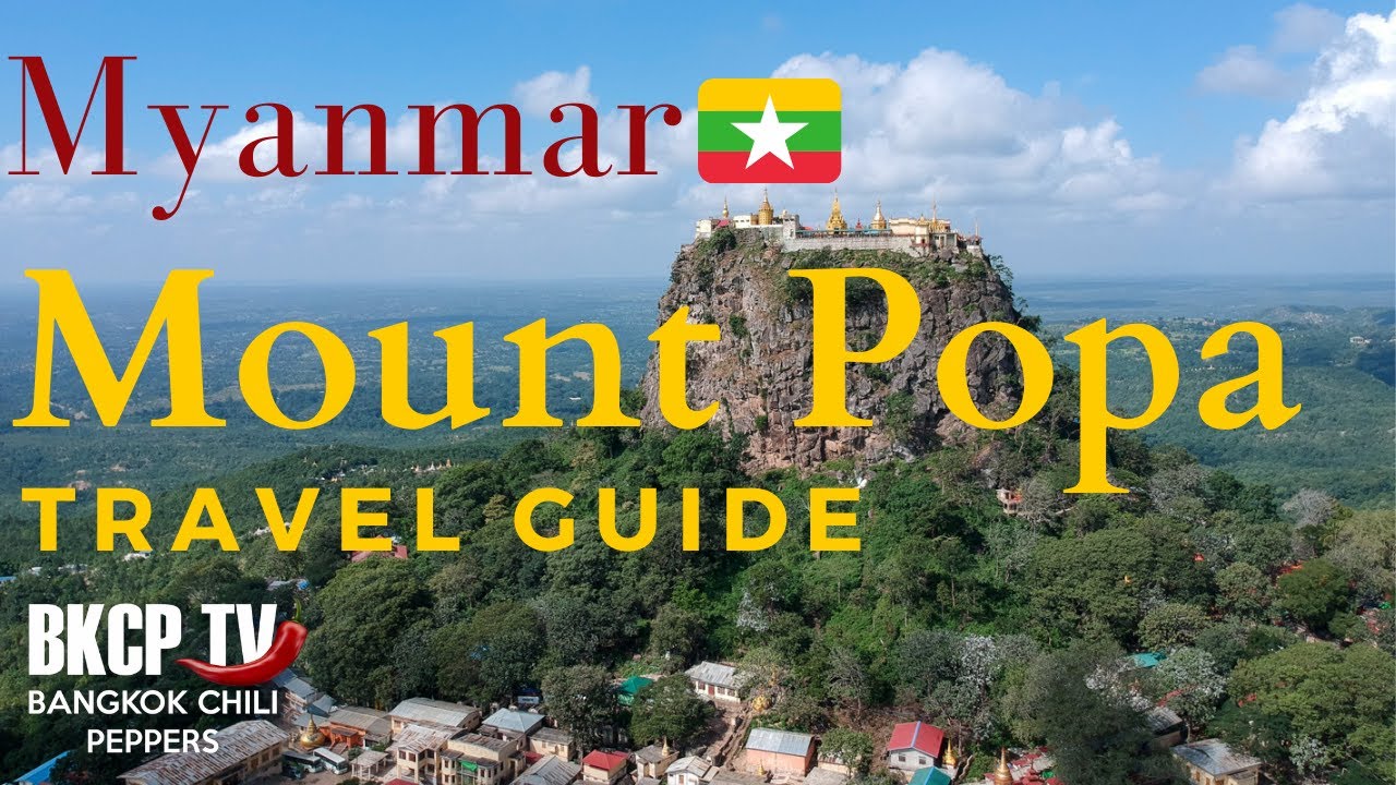 🇲🇲 Myanmar, Mount Popa Volcano. Day trip from Bagan. Discover Bagan ...