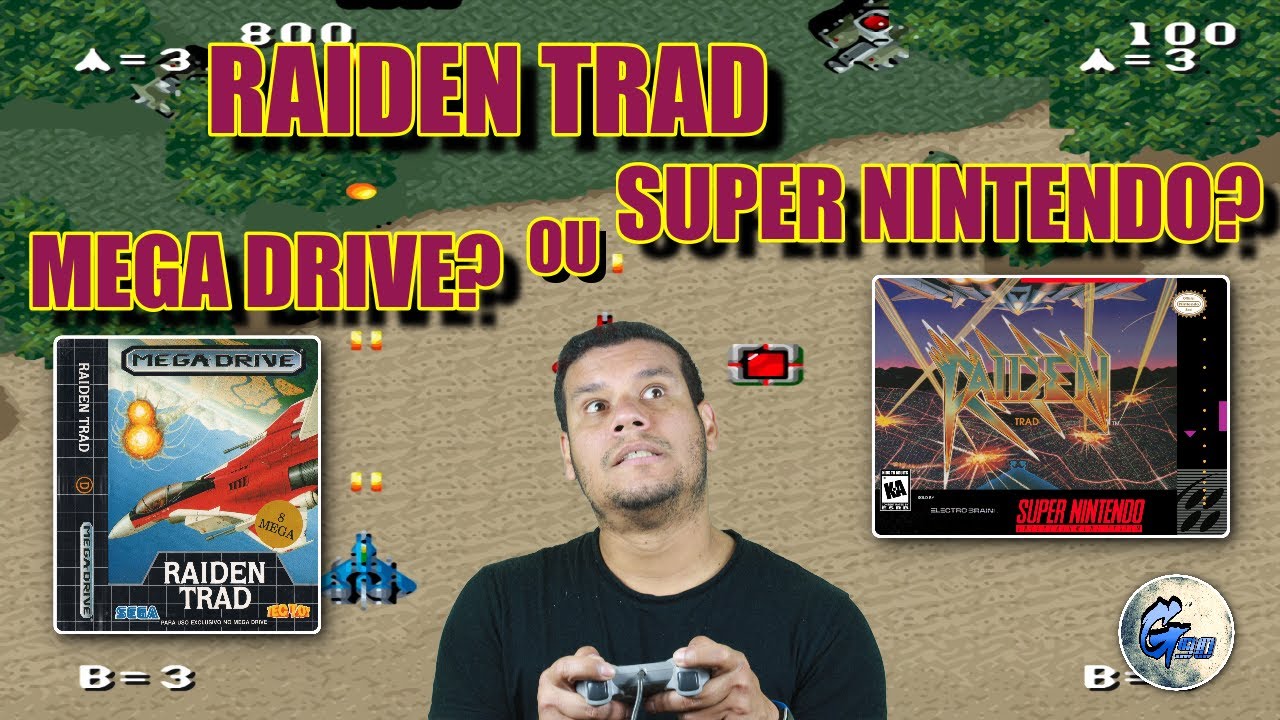 RAIDEN TRAD - MEGA DRIVE ou SUPER NINTENDO? Jogatina Rápida - YouTube