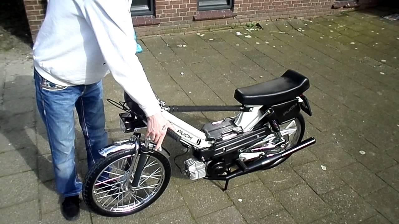 Puch Maxi Racer Stationair - YouTube