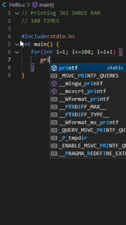Jai Shree Ram🏹 Cprogramming Coding Shorts Youtube